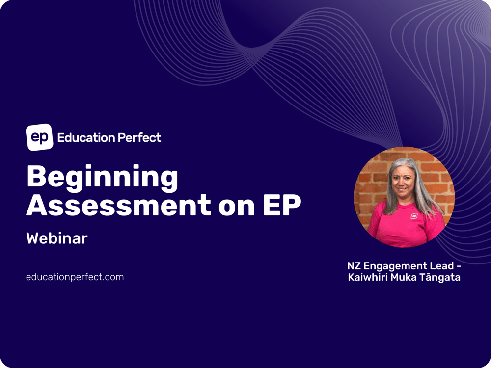 Education Perfect: Beginning Assessment on EP