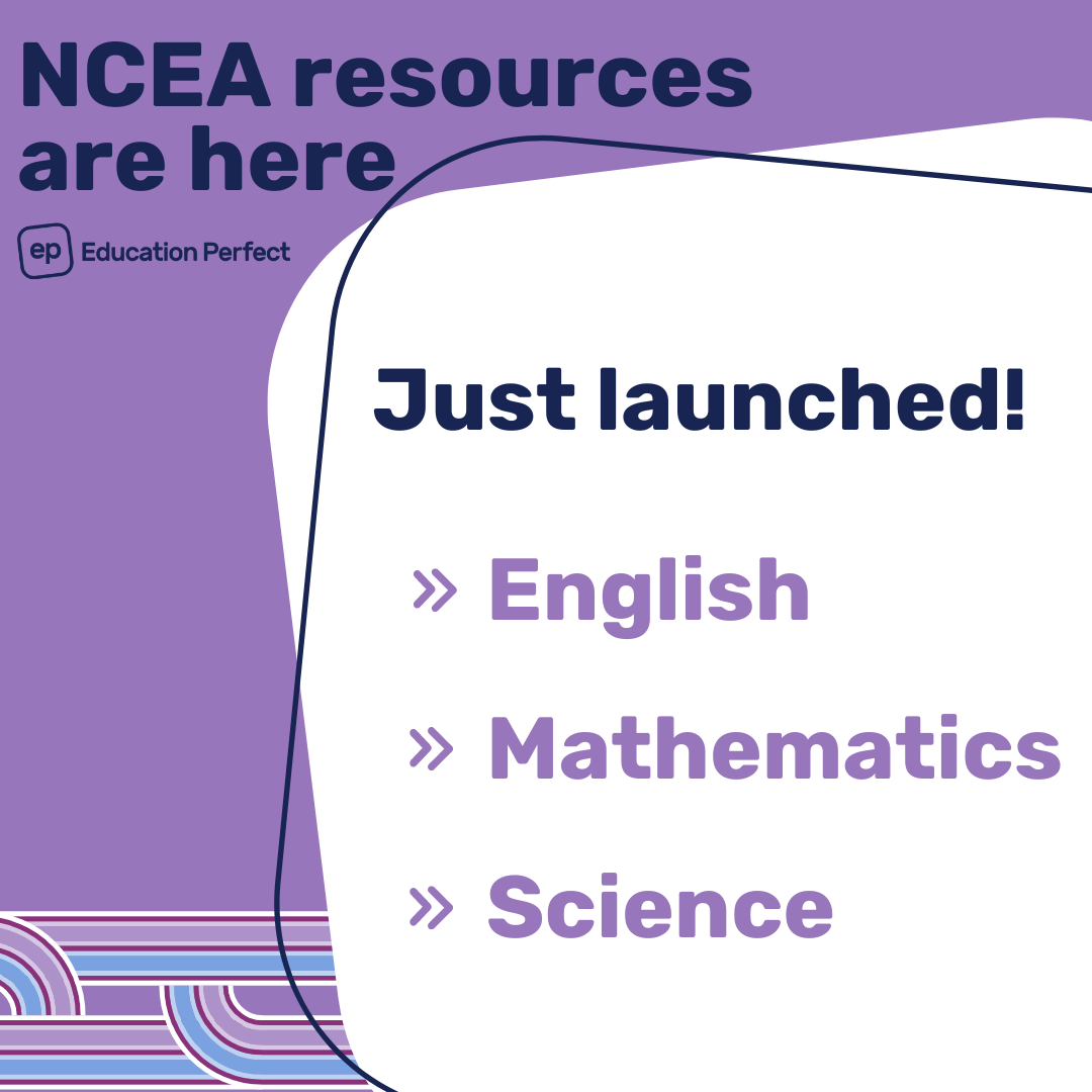 New NCEA content launch | Education Perfect NZ